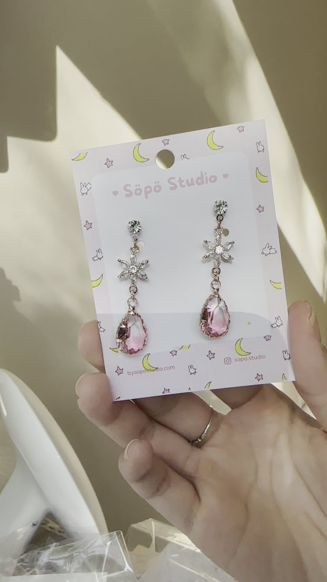 Lovisa swarovski crystal earrings store